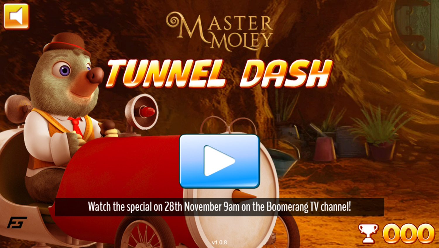 Master Moley: Tunnel Dash